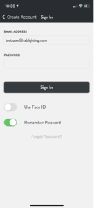 User Account Creation - Lightcloud