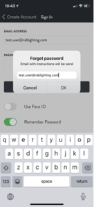 User Account Creation - Lightcloud